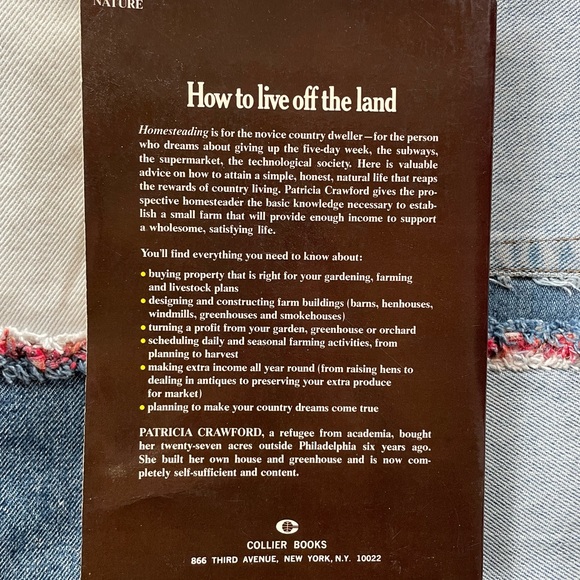 Accents | Vintage Homesteading Guide To Living Off The Land Crawford ...